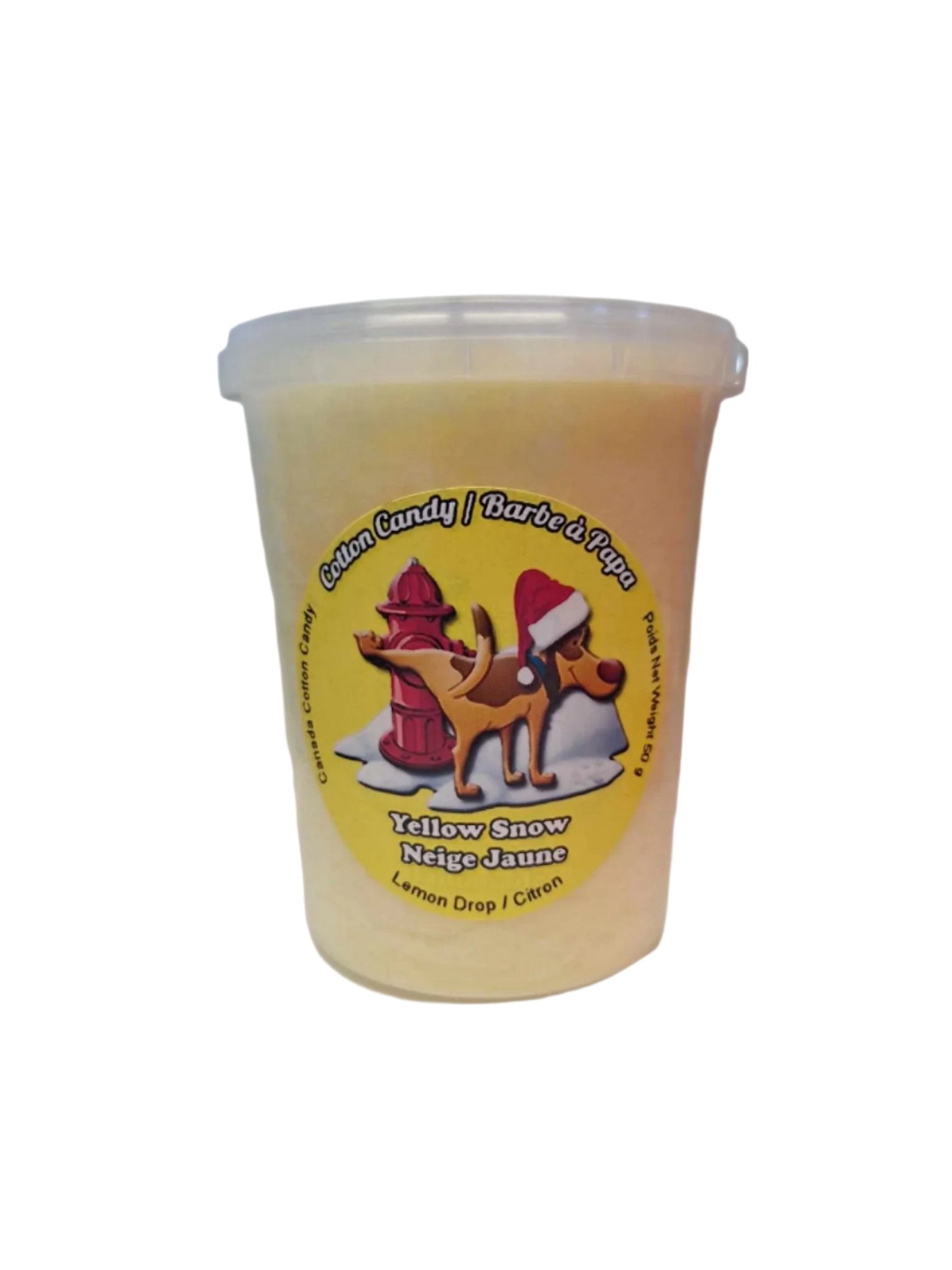 Yellow Snow (Lemon Drop) Cotton Candy | Sweet Escapes