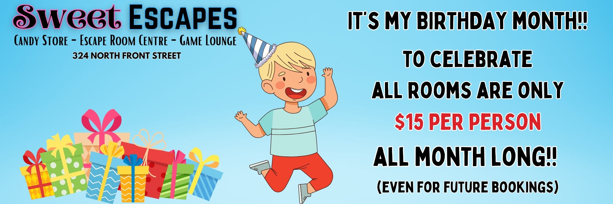 Escape Room Center | Candy Store & Game Lounge | Sweet Escapes