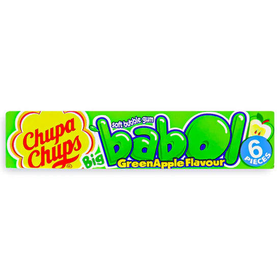 Chupa Chups Big Babol Bubble Gum Green Apple – Sweet Escapes