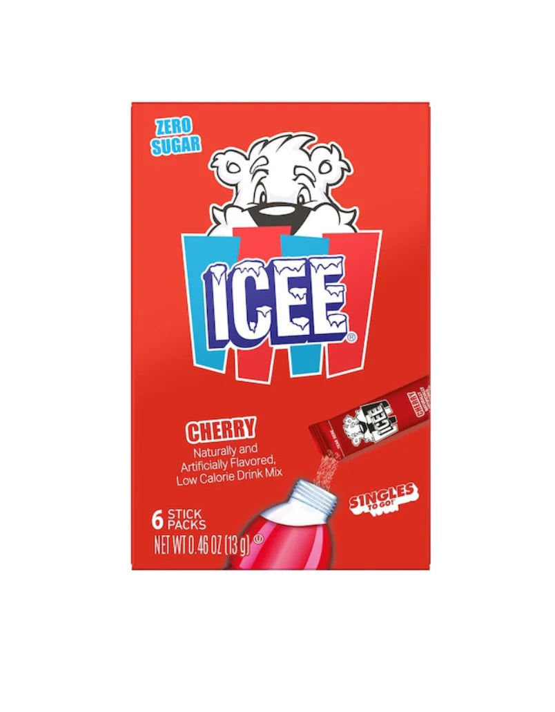 Icee Single To Go Cherry Zero Sugar Drink Mix – Sweet Escapes